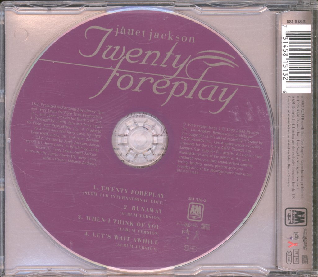 Janet Jackson - Twenty Foreplay - Cd – Vinyl Tap