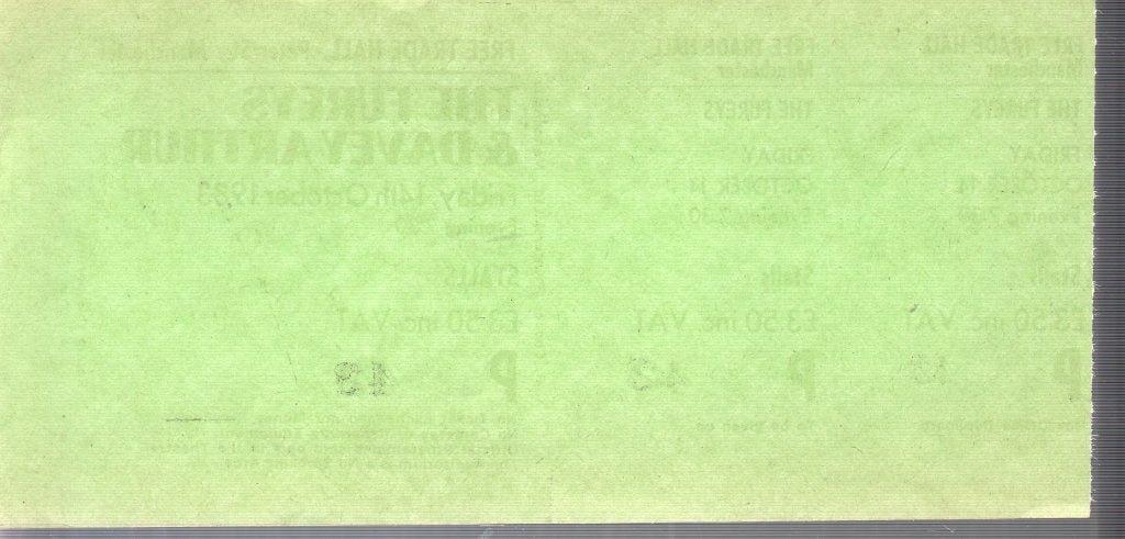 Fureys And Davey Arthur - Free Trade Hall Manchester 14Th Oct 1983 - T ...