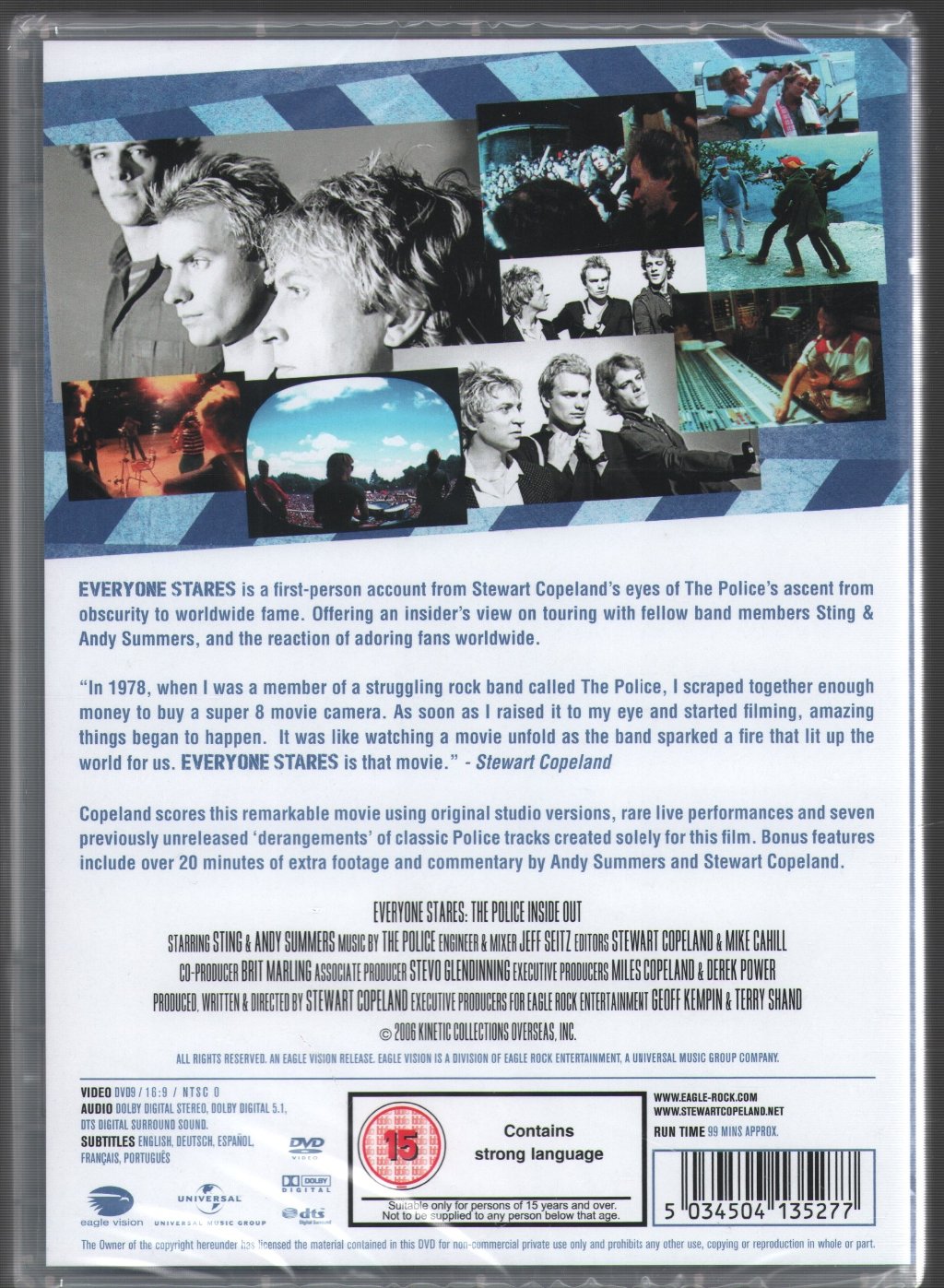 Police - Everyone Stares – The Police Inside Out - Dvd – Vinyl Tap