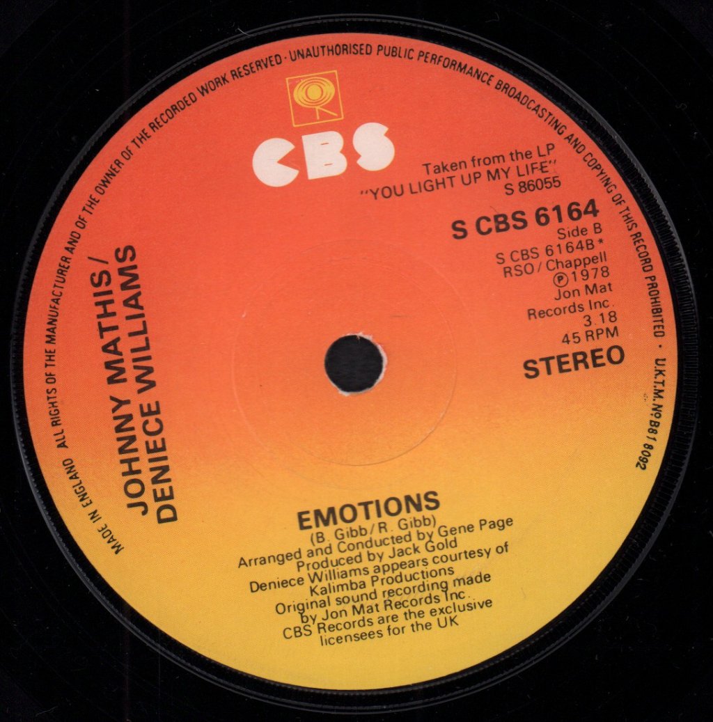 Johnny Mathis And Deniece Williams - Too Much Too Little Too Late - 7 ...