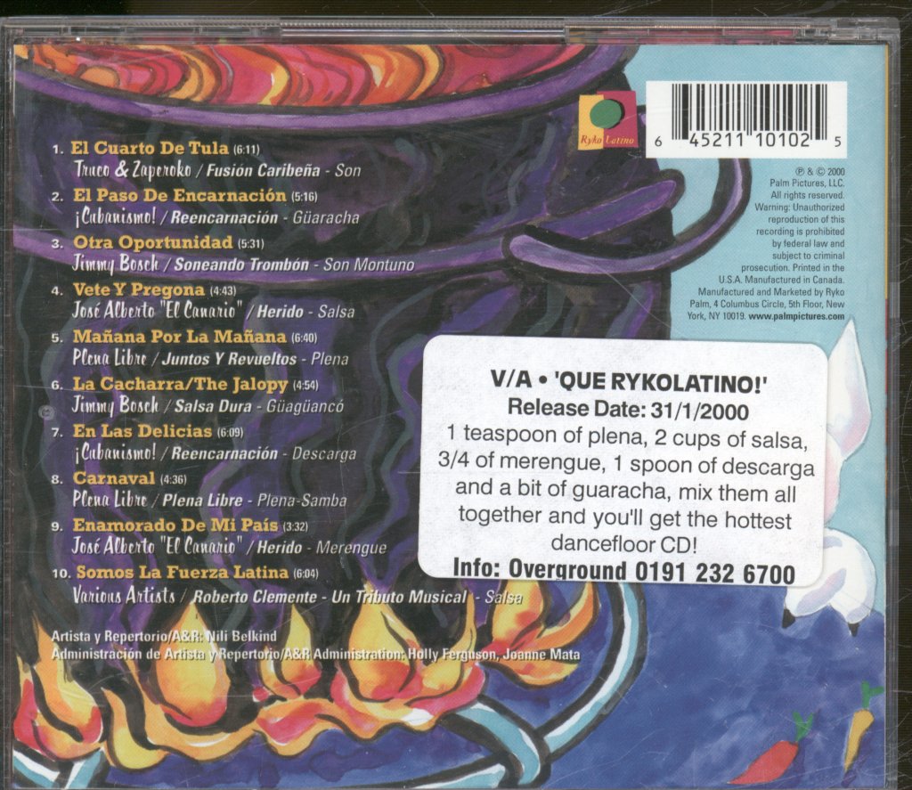Various Artists - ¡Ay, Que Ryko Latino! - Cd – Vinyl Tap