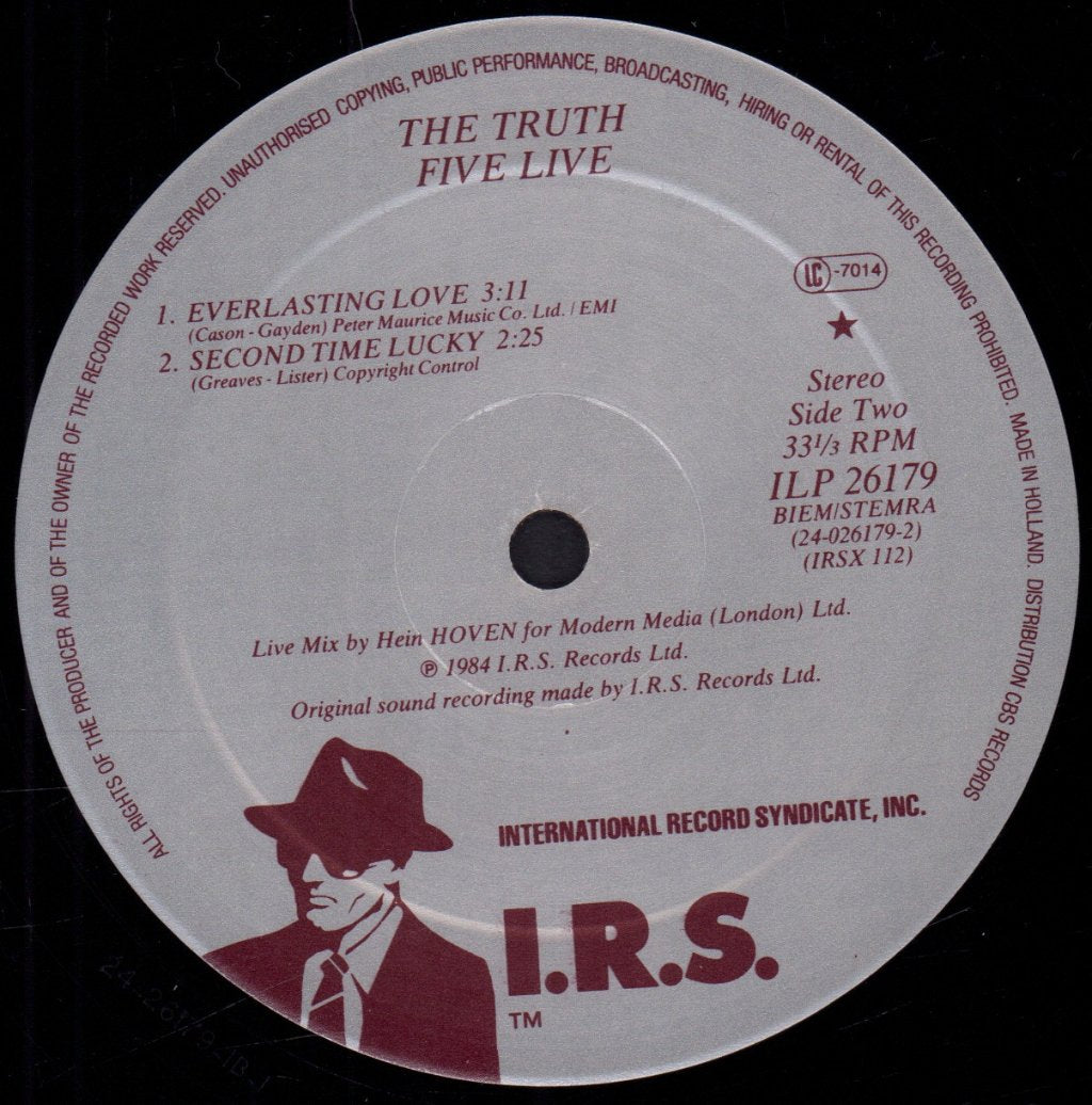 Truth (Mod Group) - Five Live - 12 Inch – Vinyl Tap