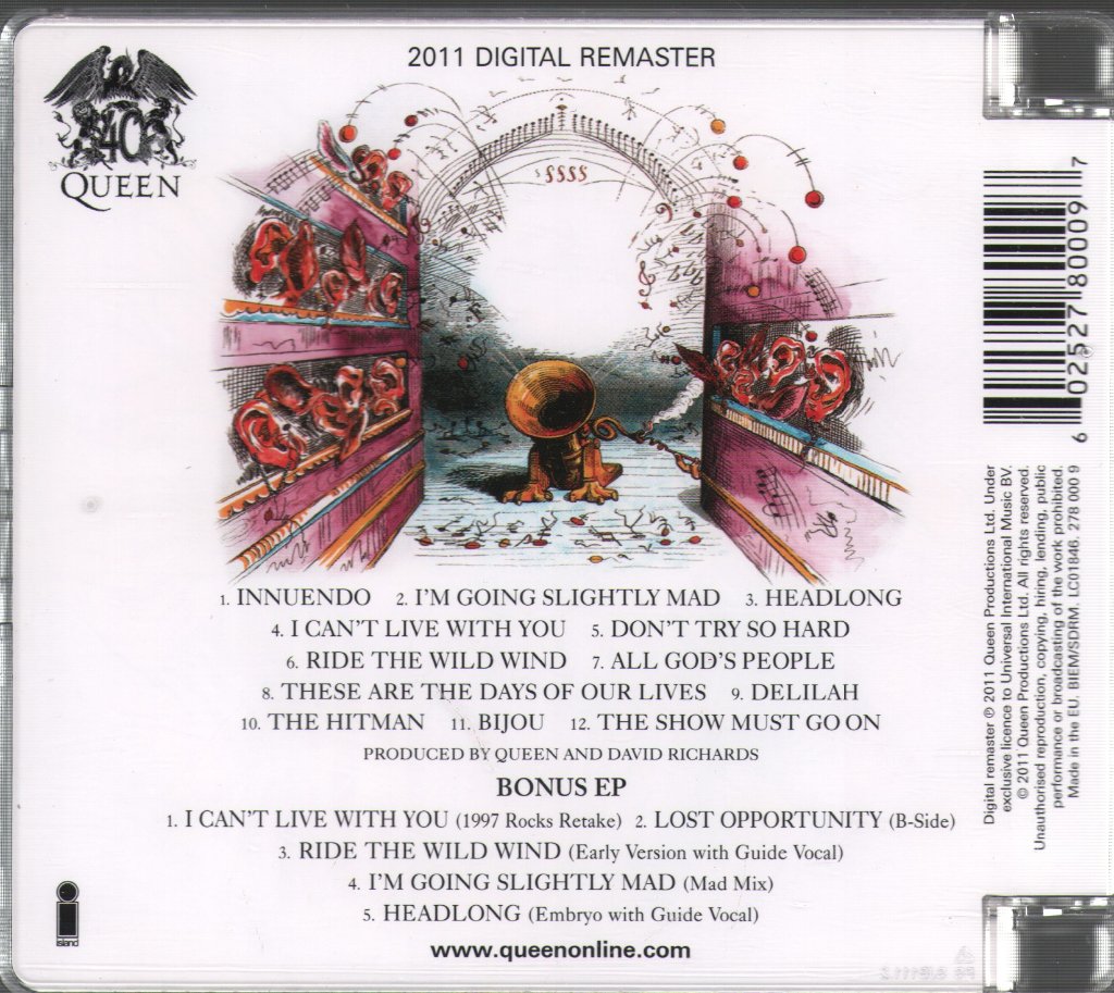 Queen - Innuendo - Cd – Vinyl Tap