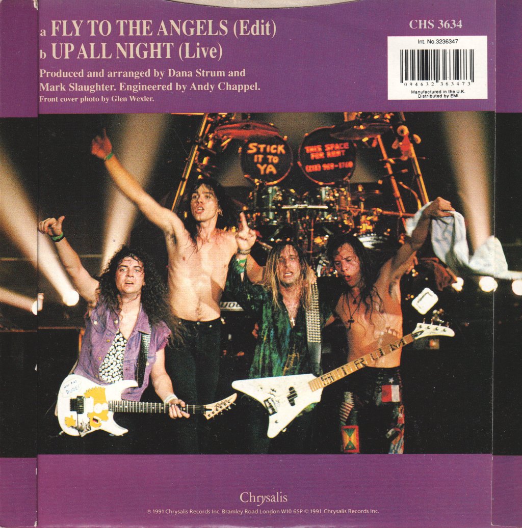 Slaughter (Rock/Metal Group) - Fly To The Angels - 7 Inch – Vinyl Tap