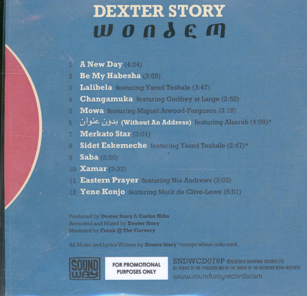 Dexter Story - Wondem - Cdr – Vinyl Tap