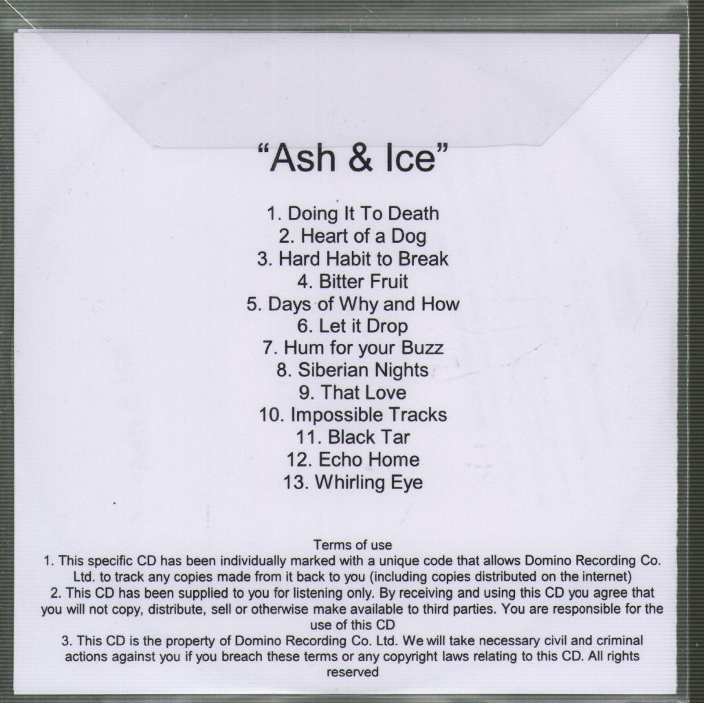 Kills - Ash & Ice - Cdr – Vinyl Tap