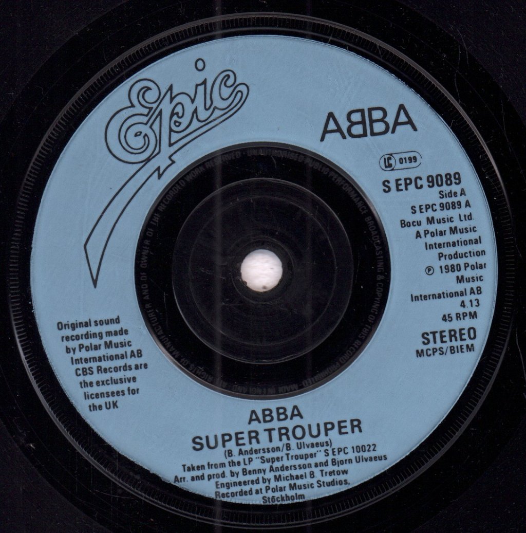 ABBA - Super Trouper - 7 Inch – Vinyl Tap