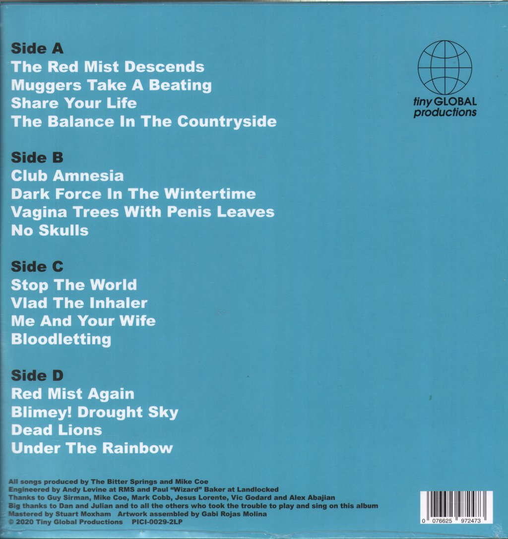 Bitter Springs - Suburban Crimes Of Every Happiness - Double Lp – Vinyl Tap