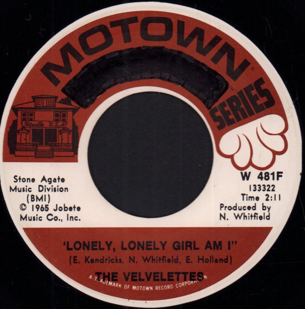 Velvelettes - Lonely, Lonely Girl Am I / A Bird In The Hand (Is Worth ...