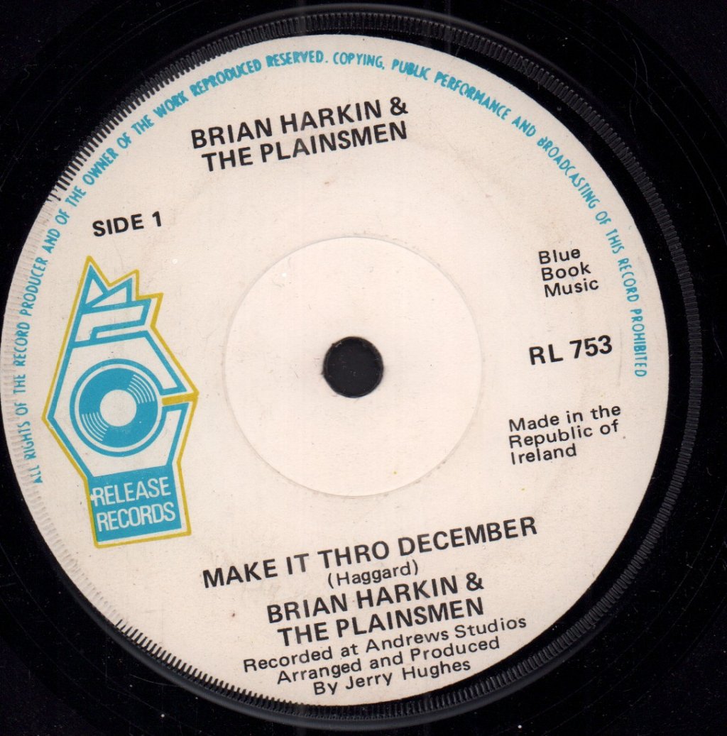 brian harkin & the plainsmen - make it thro december - 7 Inch – Vinyl Tap