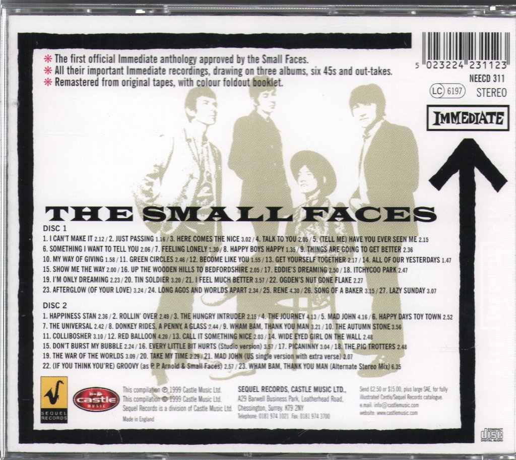 Small Faces - Darlings Of Wapping Wharf Launderette - The Immediate An ...