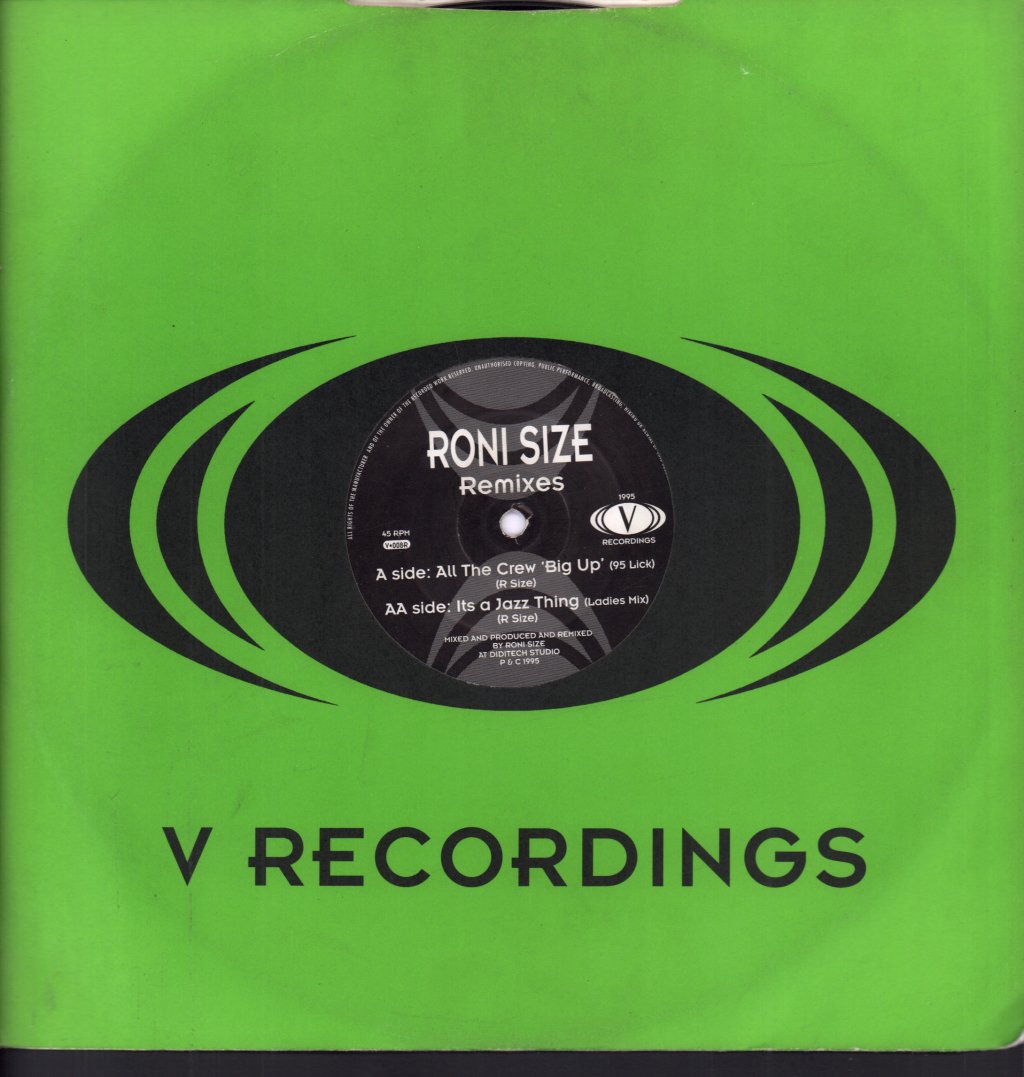 Roni Size - All The Crew 'Big Up' / Its A Jazz Thing (Remixes) - 12 In ...