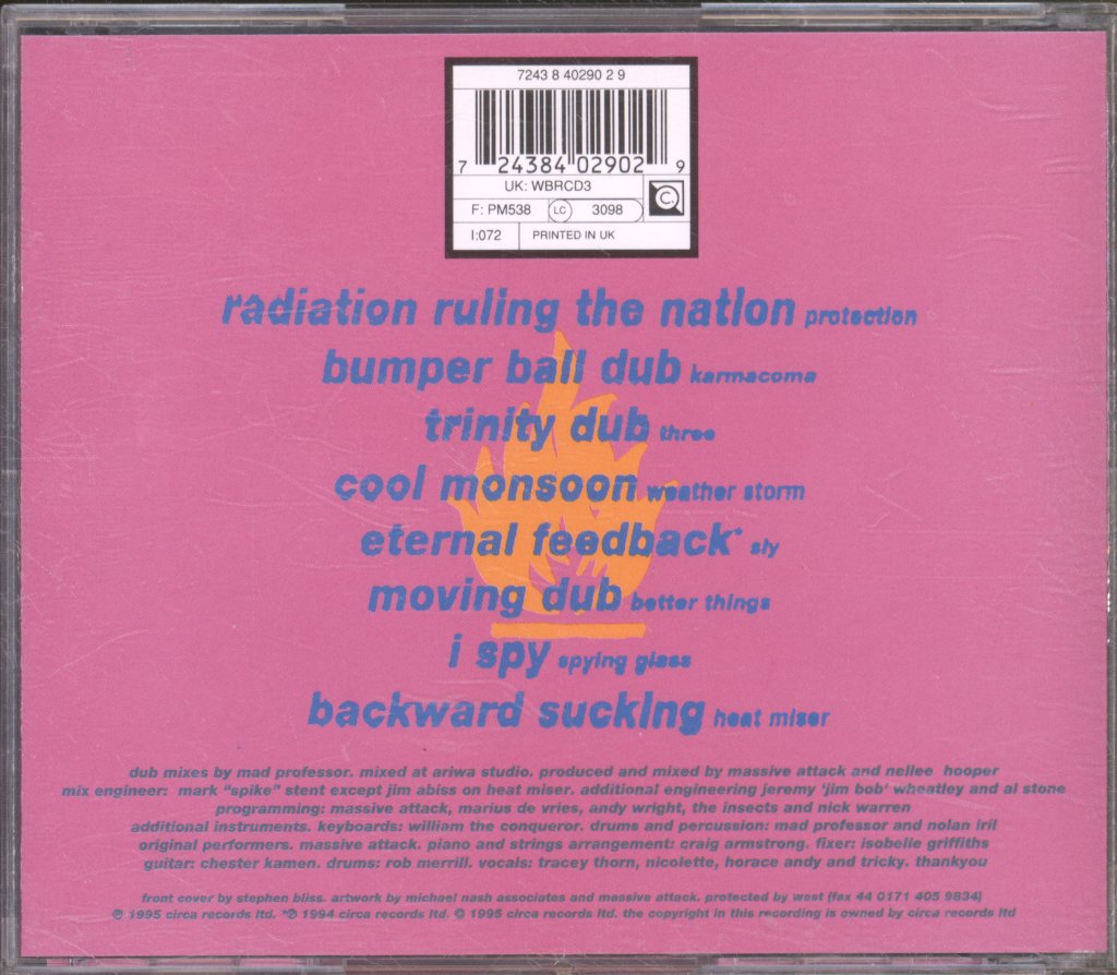 Massive Attack V Mad Professor - No Protection - Cd – Vinyl Tap