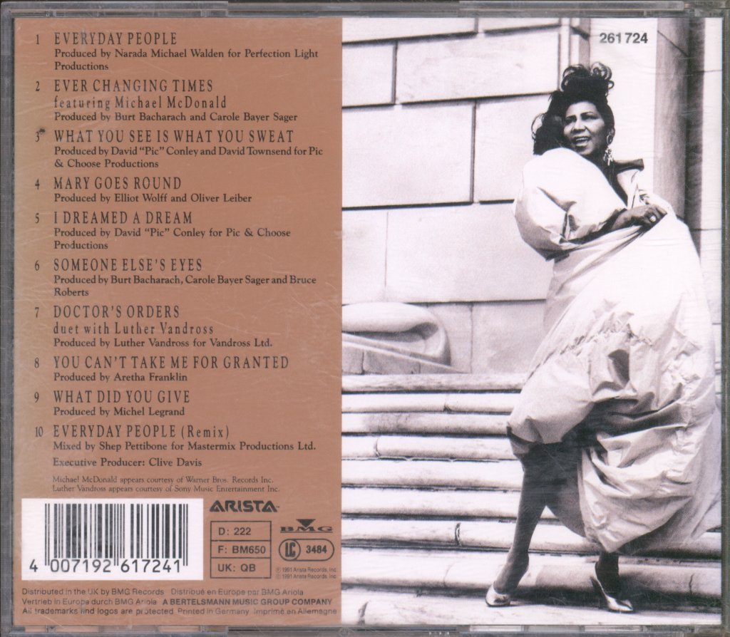 Aretha Franklin - What You See Is What You Sweat - Cd – Vinyl Tap