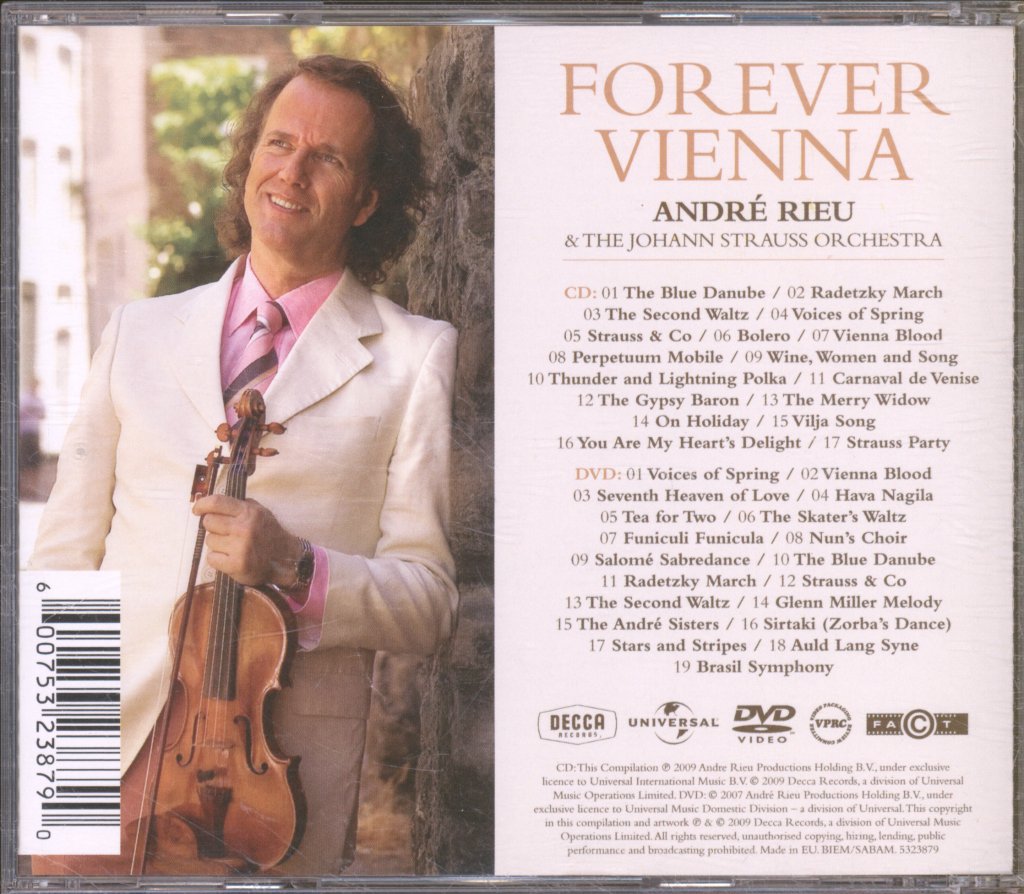 André Rieu - Forever Vienna - Cd/Dvd – Vinyl Tap