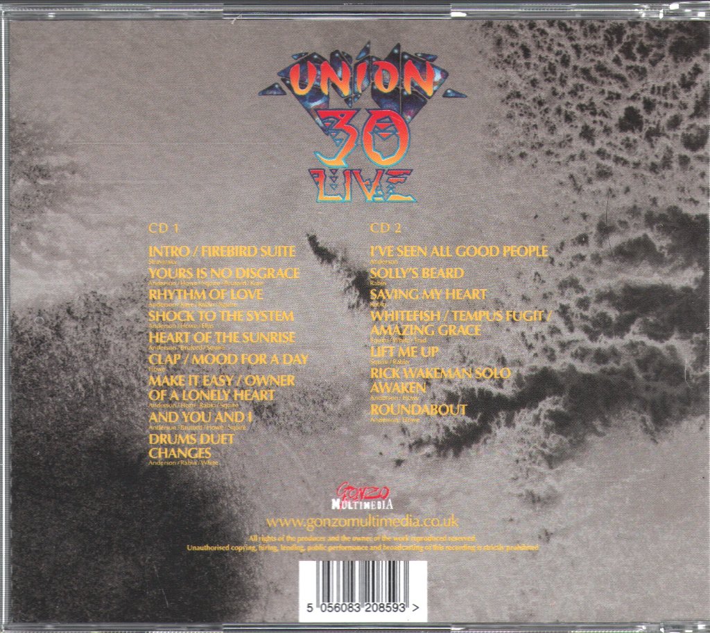 Yes - Union 30 Live: Alpine Valley Music Theatre Wisconsin July 26th 1 ...