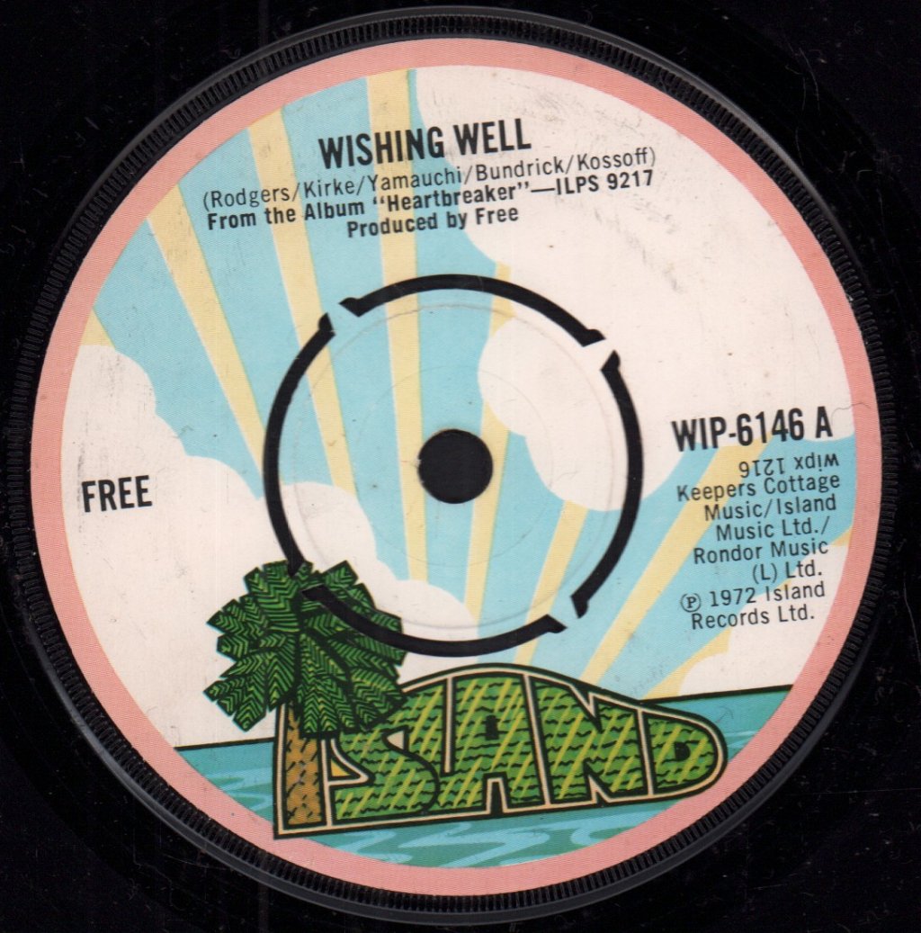Free (Blues/Rock Group) - Wishing Well - 7 Inch – Vinyl Tap