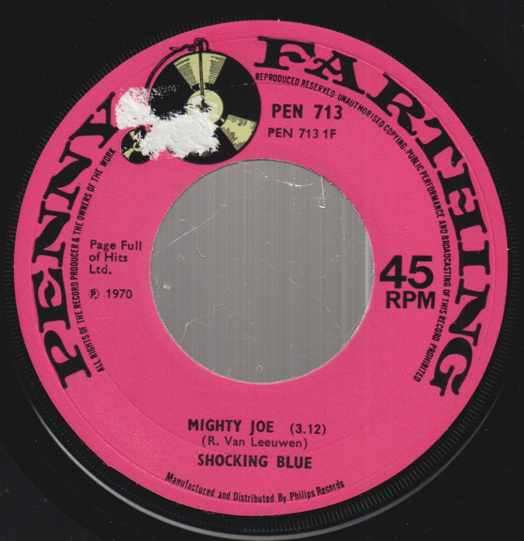 Shocking Blue - Mighty Joe - 7 Inch – Vinyl Tap