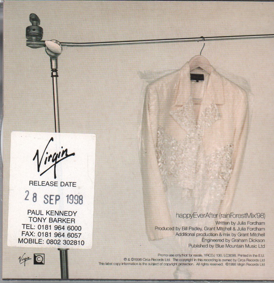 Julia Fordham - Happy Ever After - Cd – Vinyl Tap