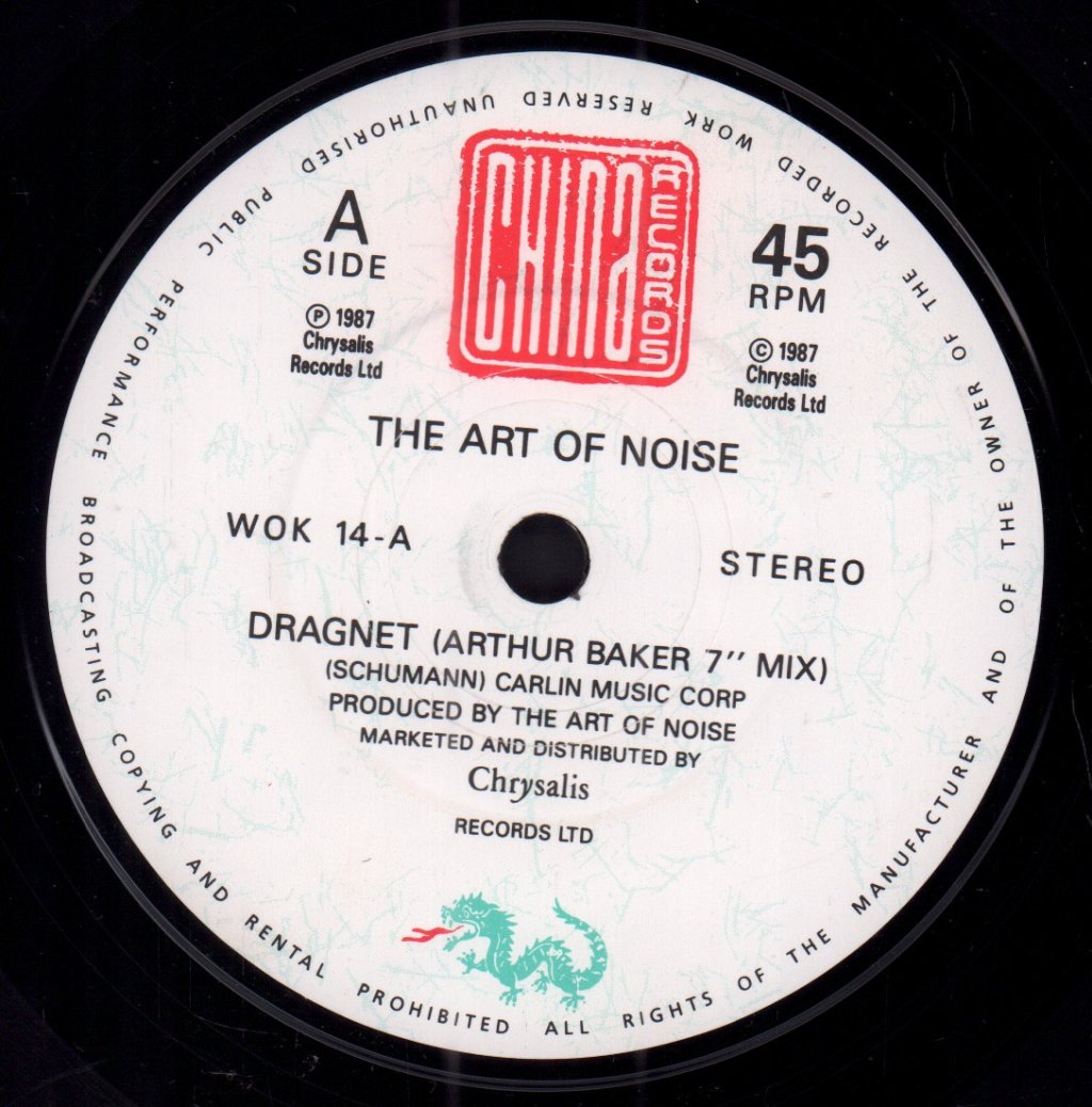 Art Of Noise - Dragnet - 7 Inch – Vinyl Tap