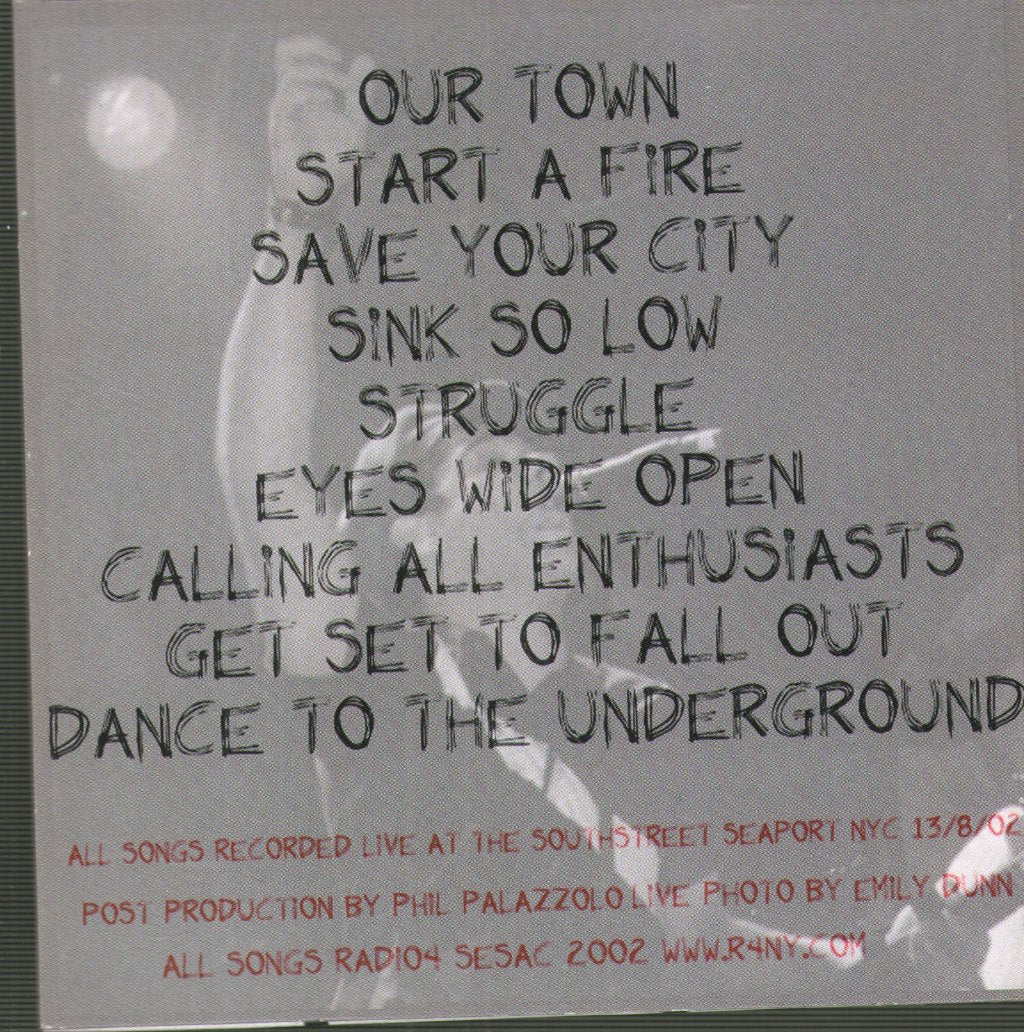 Radio 4 - Live NYC - Cd – Vinyl Tap