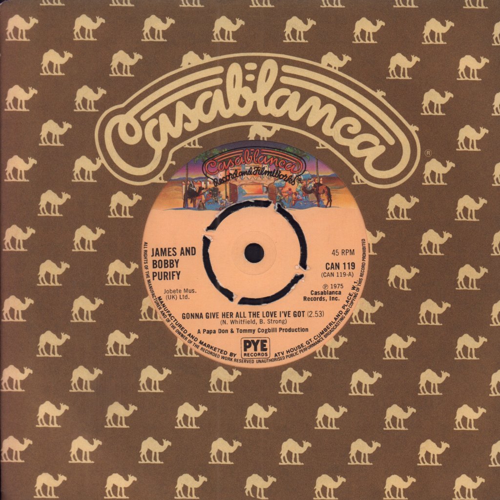 James And Bobby Purify - Gonna Give Her All The Love I've Got - 7 Inch ...