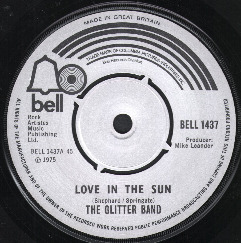 Glitter Band - Love In The Sun - 7 Inch – Vinyl Tap