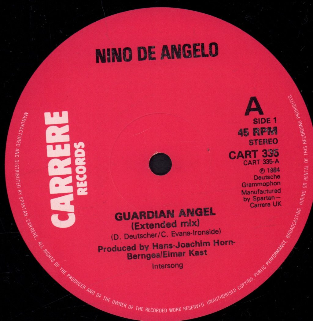 Nino De Angelo - Guardian Angel - 12 Inch – Vinyl Tap