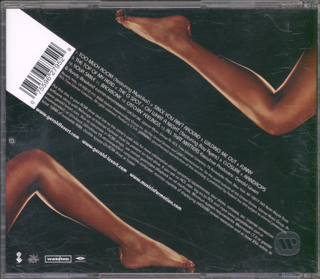 Gerald Levert - G Spot - Cd – Vinyl Tap