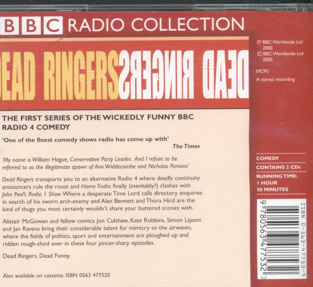 Dead Ringers - Dead Ringers (The First Series) - Double Cd – Vinyl Tap