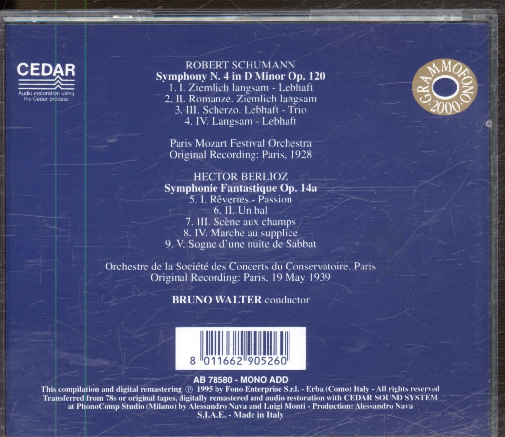 Bruno Walter - Bruno Walter conducts Schumann & Berlioz - Cd – Vinyl Tap