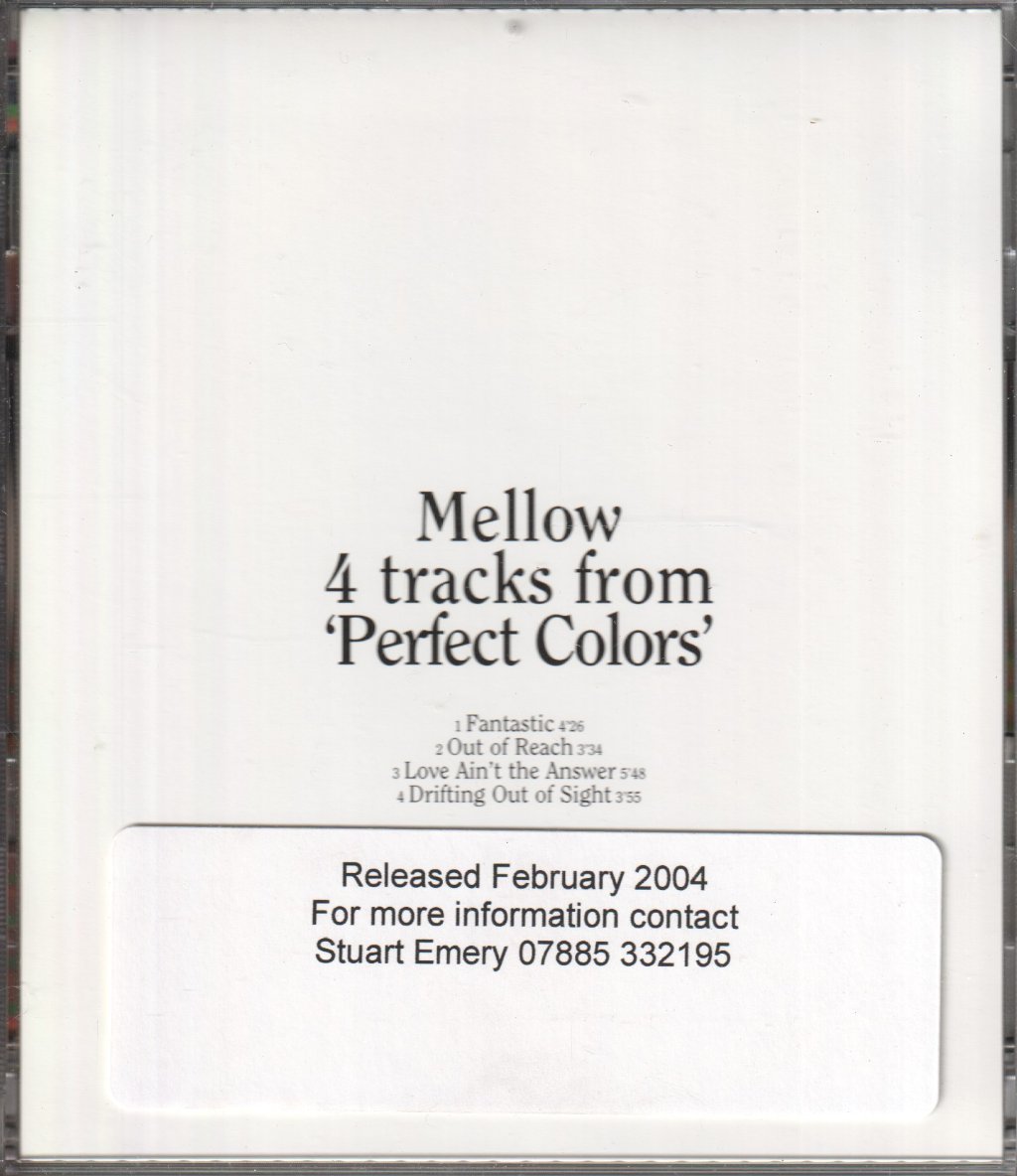 Mellow - 4 Tracks From Perfect Colors - Cd – Vinyl Tap