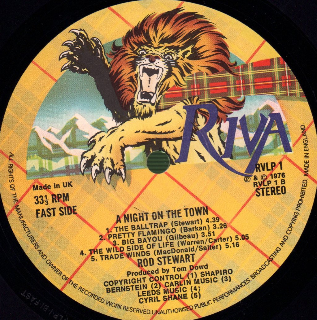 Rod Stewart - A Night On The Town - Lp – Vinyl Tap