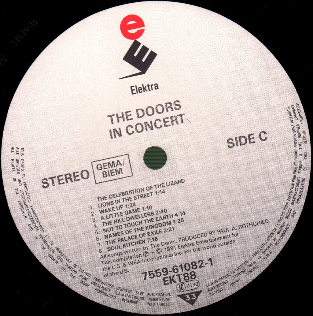 Doors - In Concert - Triple Lp – Vinyl Tap