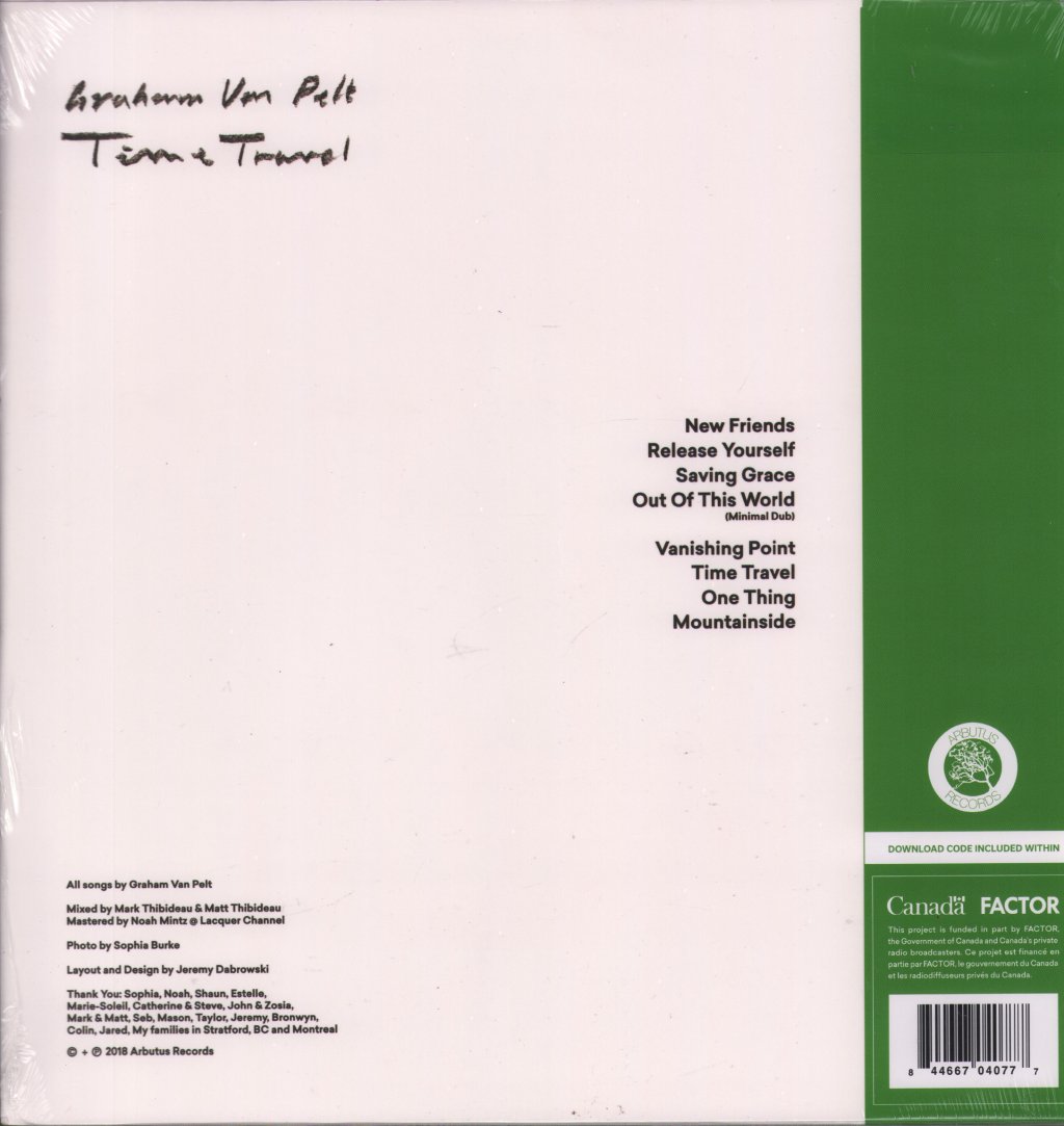 Graham Van Pelt - Time Travel - Lp – Vinyl Tap