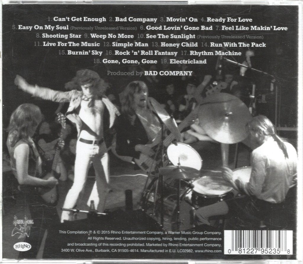 Bad Company (Rock Group) - Rock N Roll Fantasy: Very Best Of - Cd ...