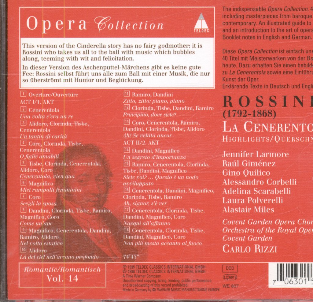 Orchestra Of The Royal Opera House, Covent Garden, Carlo Rizzi - Rossi ...