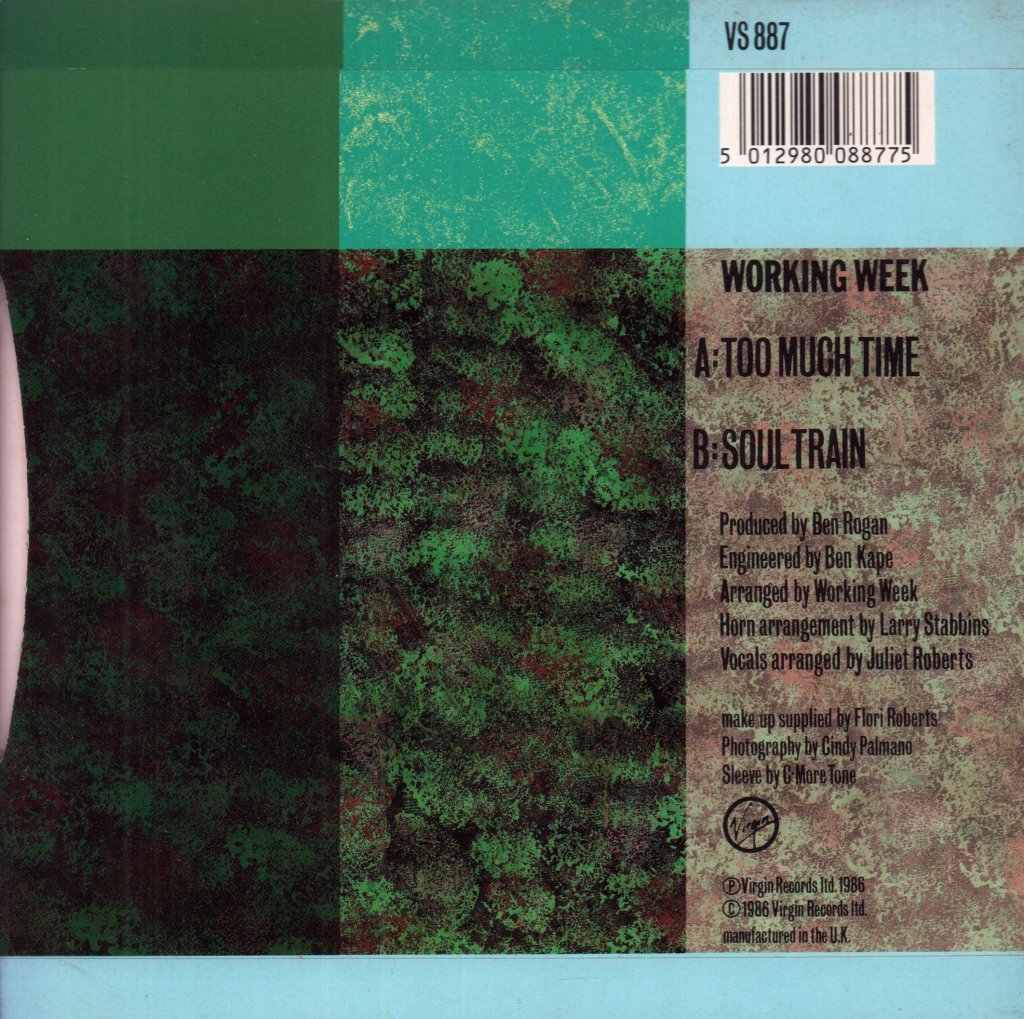 Working Week - Too Much Time - 7 Inch – Vinyl Tap