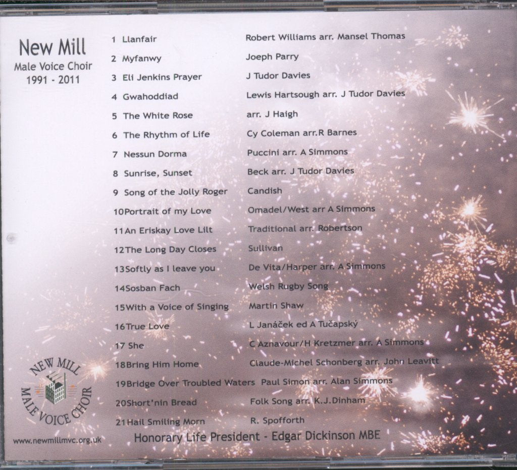 New Mill Male Voice Choir - In Celebration 20 years Of Song - Cd ...