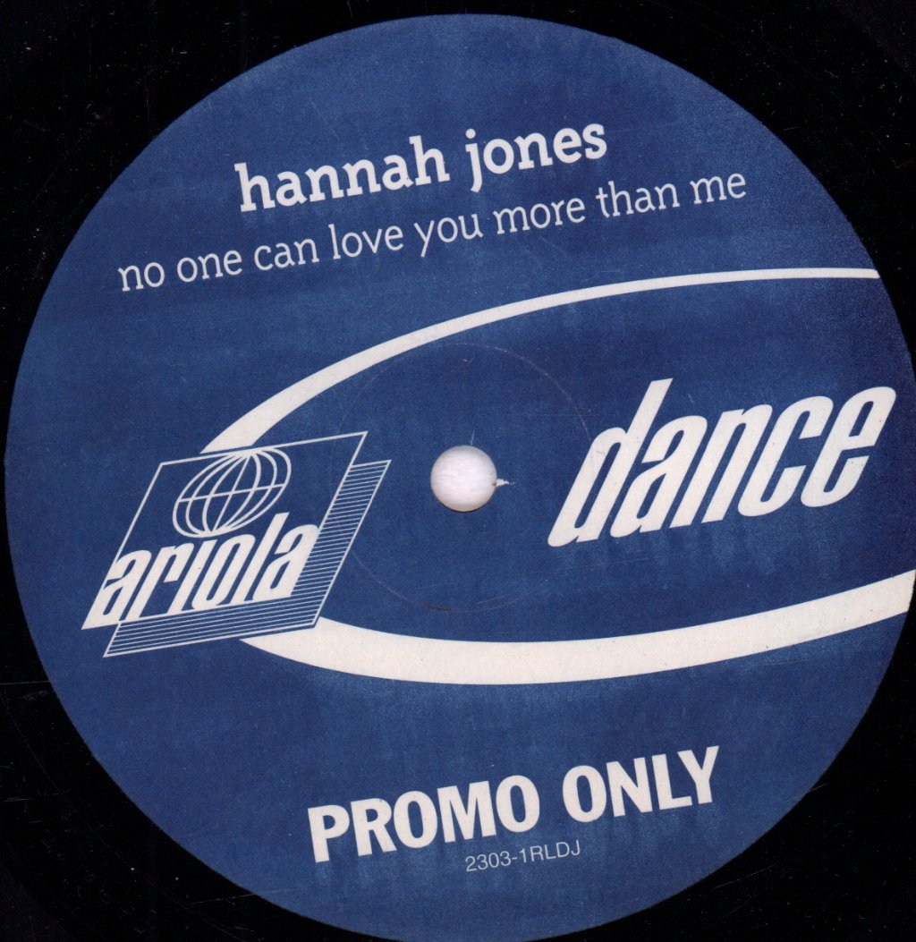 Hannah Jones - No One Can Love You More Than Me - 12 Inch – Vinyl Tap