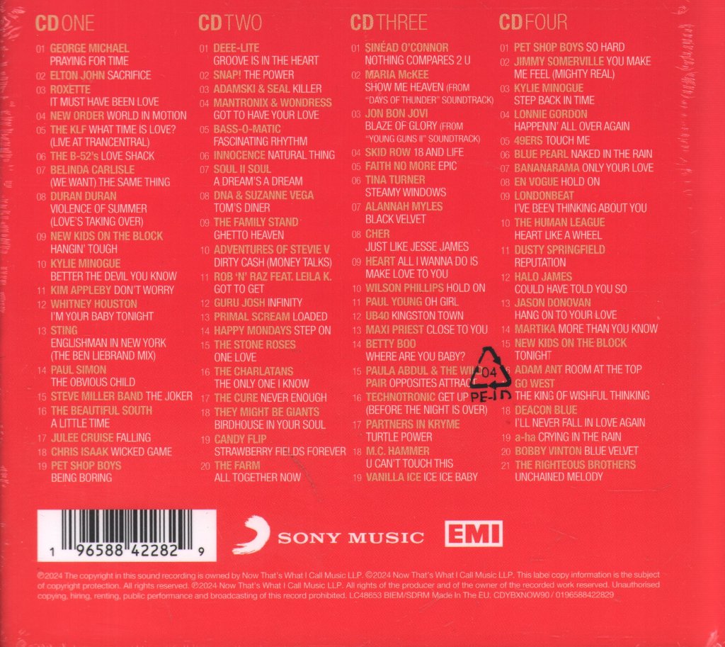 Various Artists - Now Yearbook '90 - Cd Set – Vinyl Tap