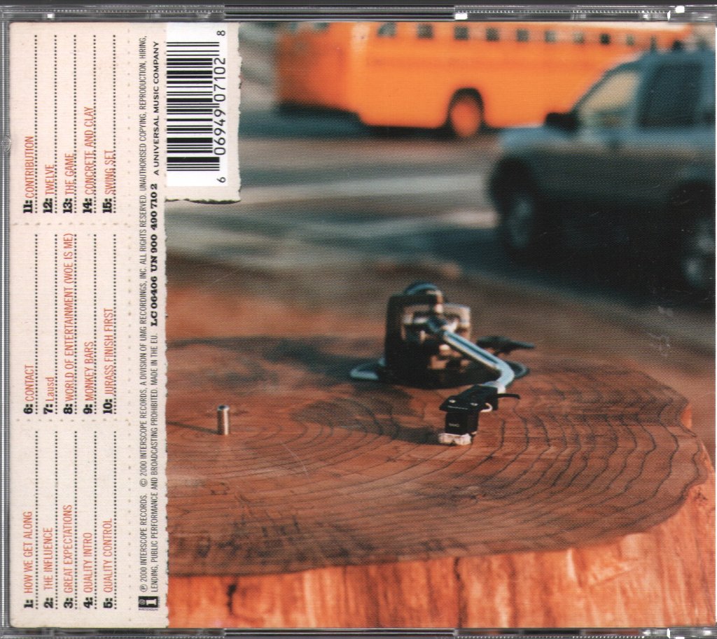 Jurassic 5 - Quality Control - Cd – Vinyl Tap