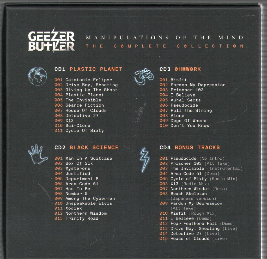 Geezer Butler - Manipulations Of The Mind (The Complete Collection ...
