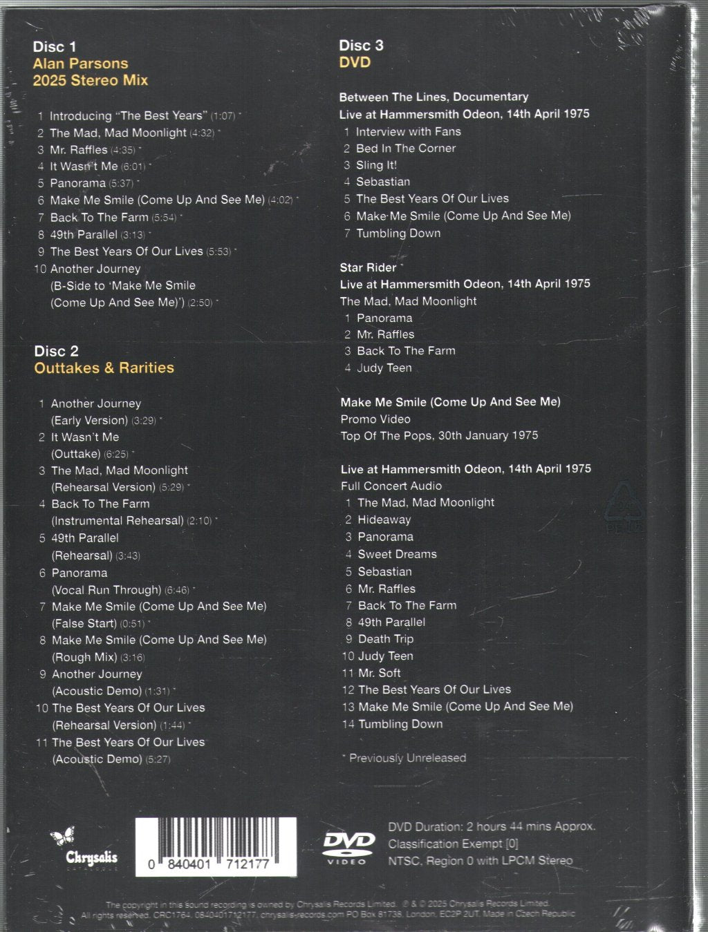 Steve Harley And Cockney Rebel - Best Years of Our Lives [50th Anniver ...