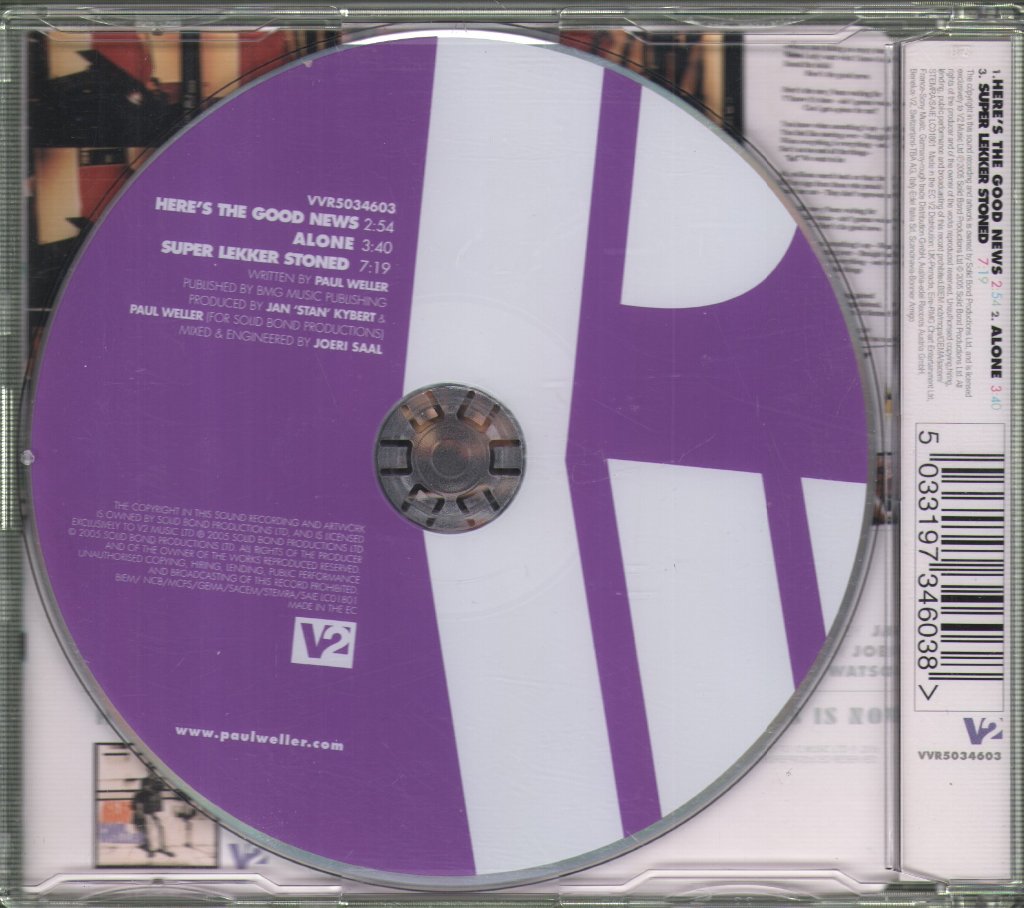 Paul Weller - Here's The Good News - Cd – Vinyl Tap
