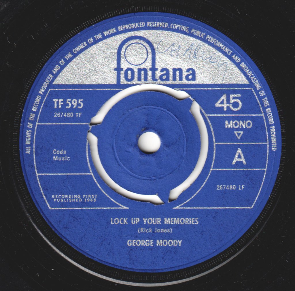 George Moody - Lock Up Your Memories - 7 Inch – Vinyl Tap
