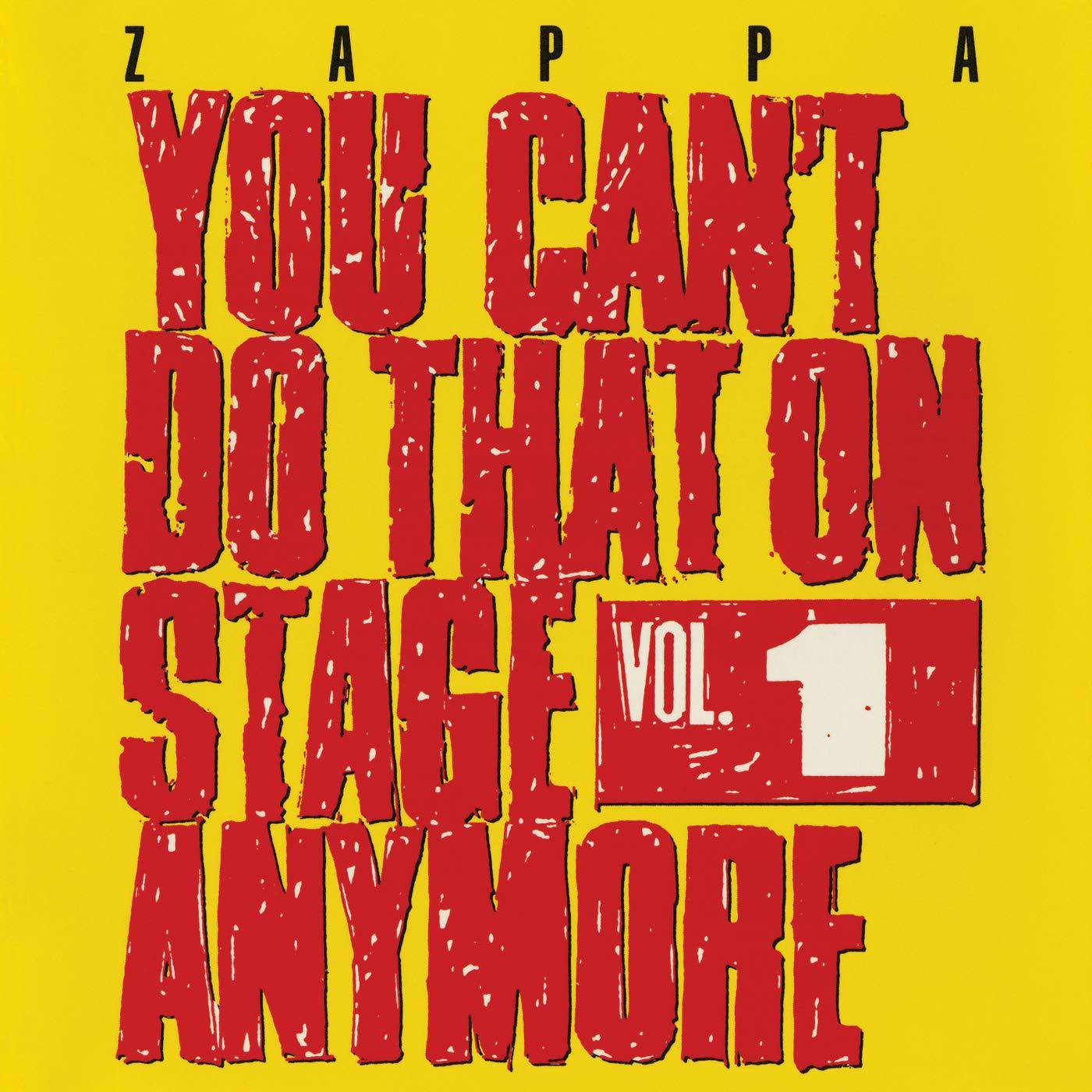 Frank Zappa - You Can't Do That On Stage Anymore Vol. 1 - Double Cd ...