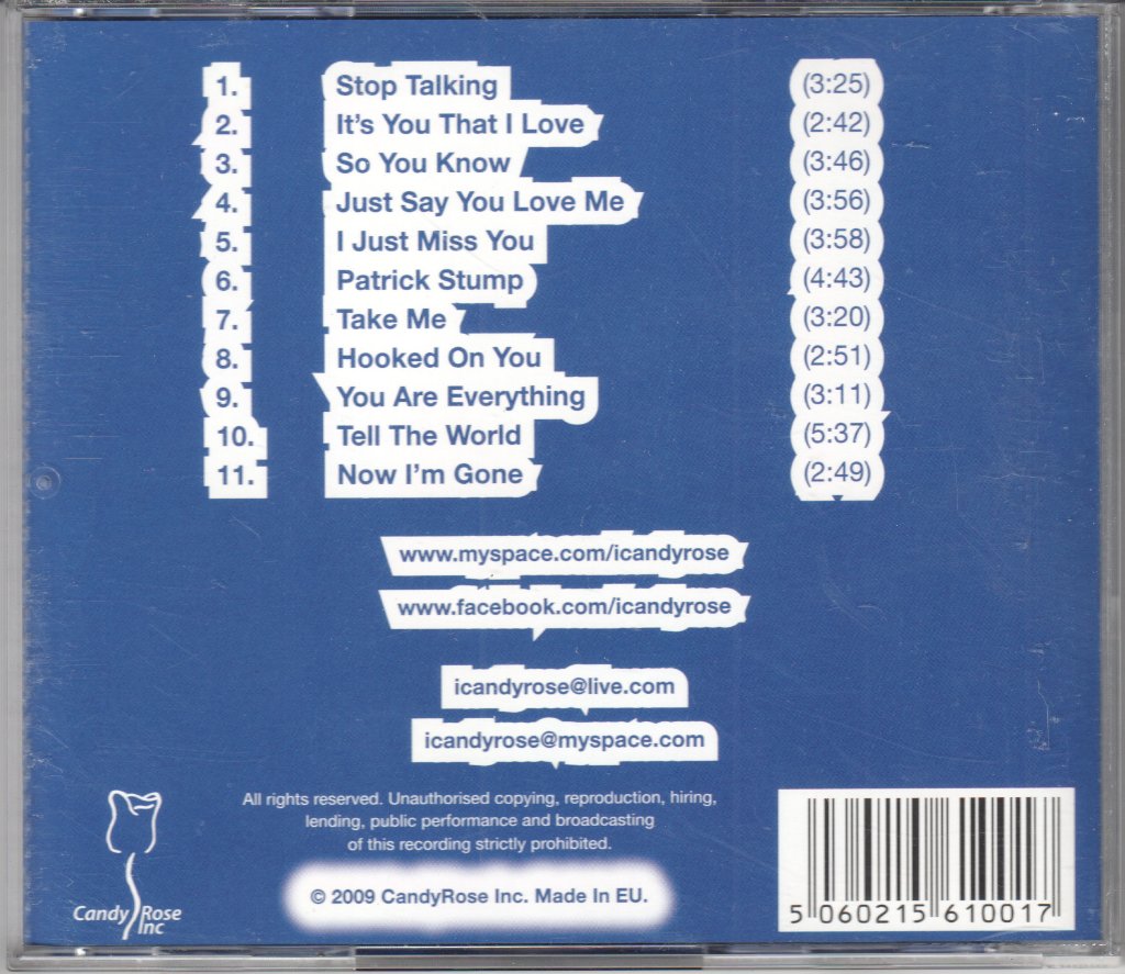 Candy Rose - A Rollercoaster Love - Cd – Vinyl Tap