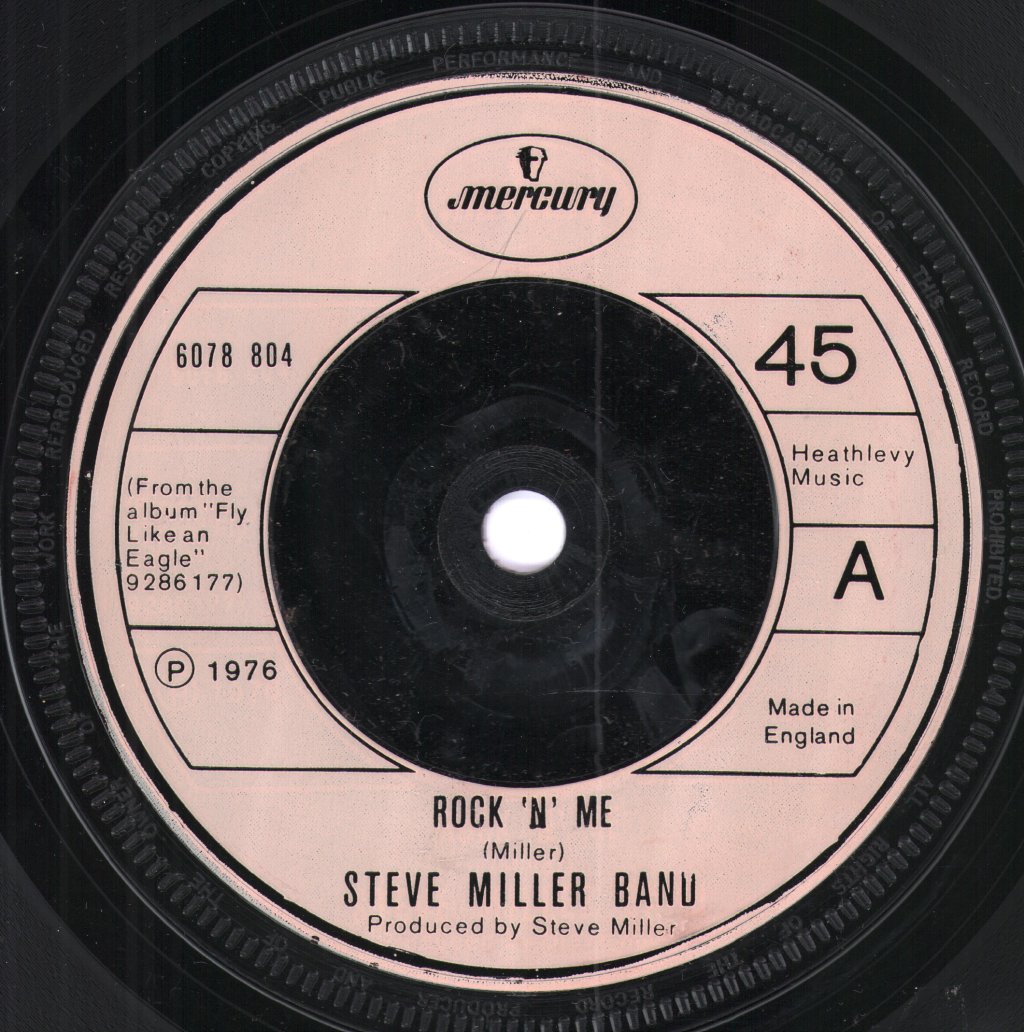Steve Miller Band - Rock N Me - 7 Inch – Vinyl Tap