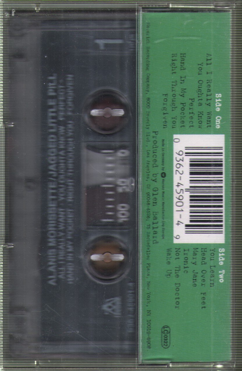 Alanis Morissette - Jagged Little Pill - Cassette – Vinyl Tap